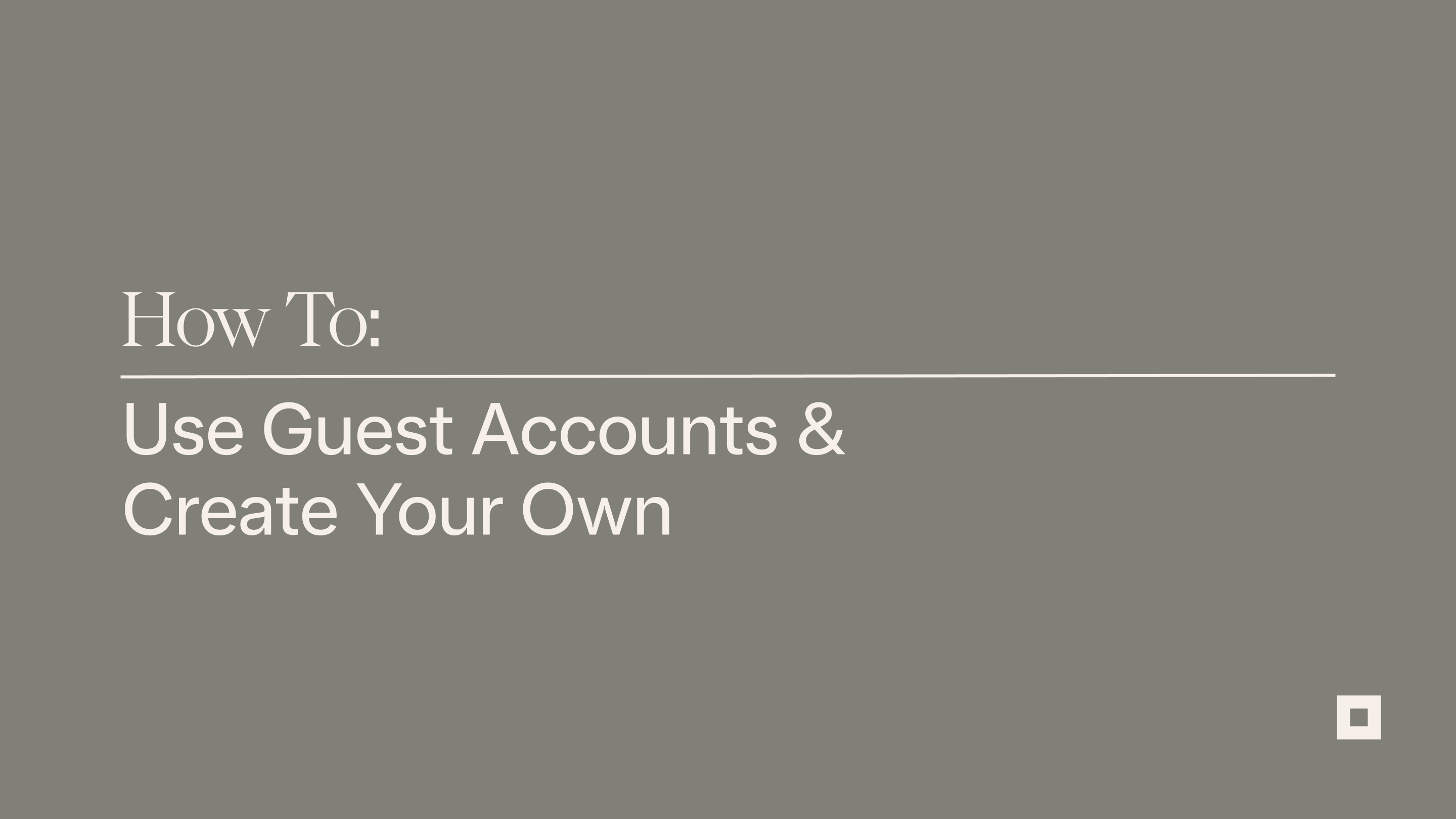 How to Toggle Between Your Wholesale and Guest Accounts